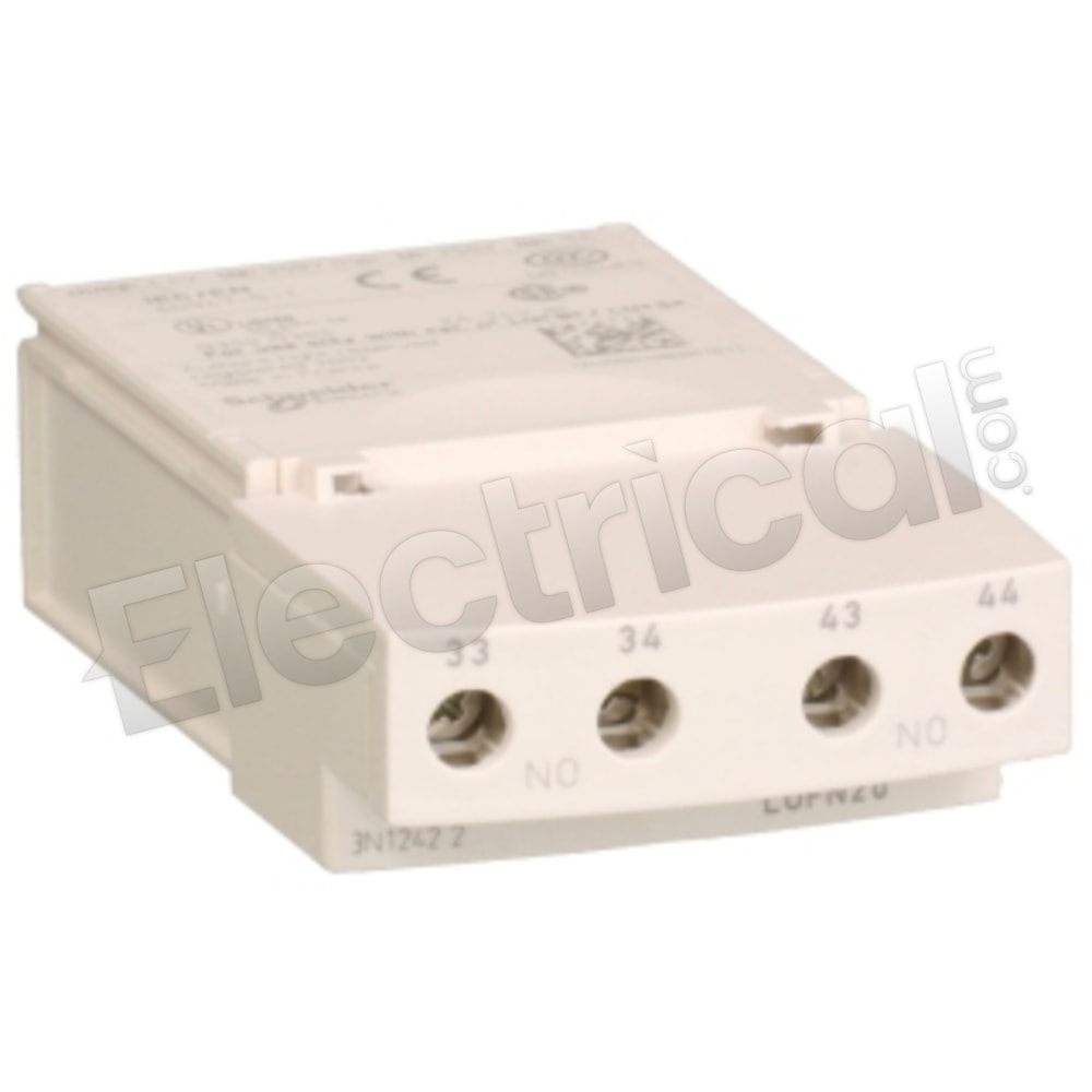 LUFN20 Square D Contactor And Motor Starter Auxiliary Motor Control