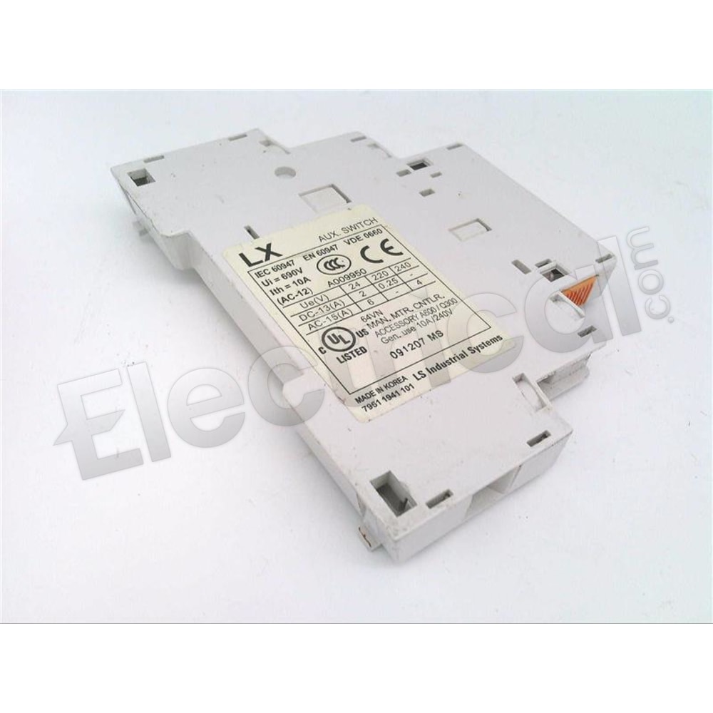 LS Electric LX11 Contactor And Motor Starter Auxiliary Motor Control