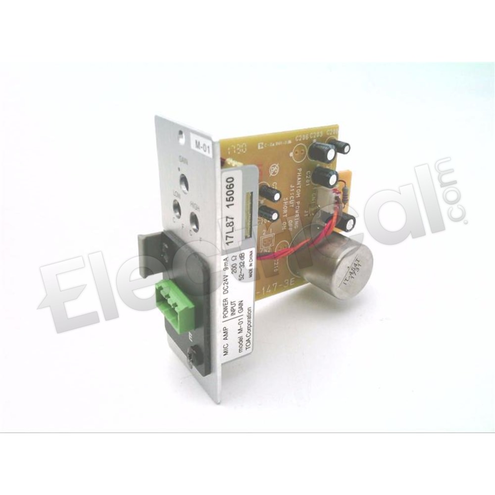 Toa Electric Co M-O1ST Audio Visual Control Module Audio Visual