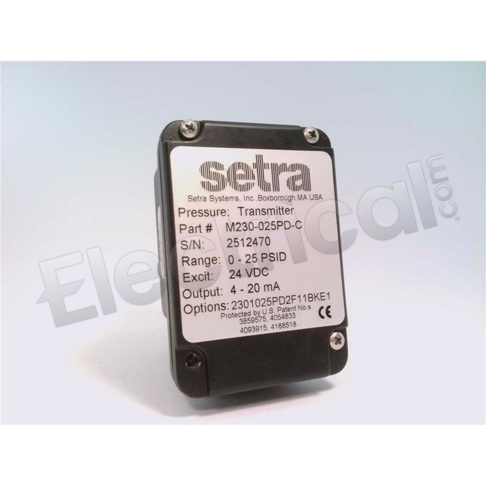 Setra M230-025PD-C Sensor Automation
