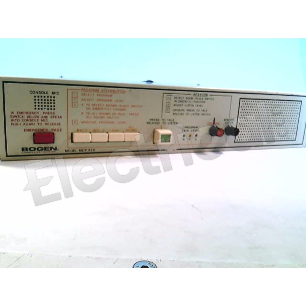 MCP35A Bogen Communication Intercom/Speaker Building Maintenance