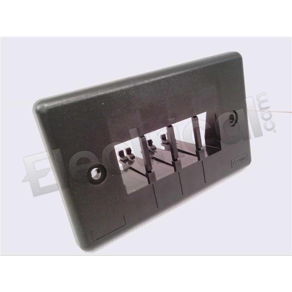 Panduit MFPD4BL Wall Plate Electrical Product