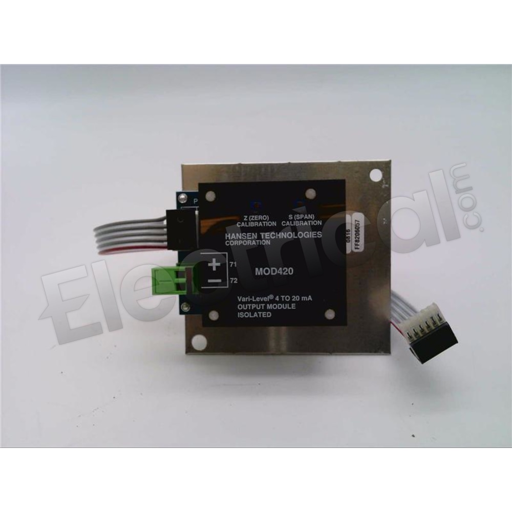 Hansen Technologies MOD420 Electronic Thermostat Automation