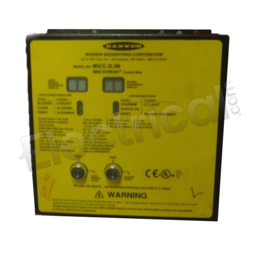 Banner Engineering MSCC-2L3M Safety Controller Safety Systems