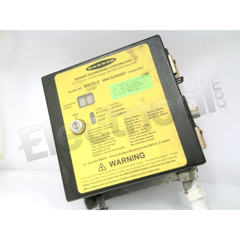 Banner Engineering MSCD-2-50257 Safety Controller Safety Systems