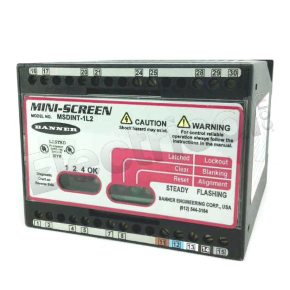 Banner Engineering MSDINT-1L2 Safety Controller Safety Systems