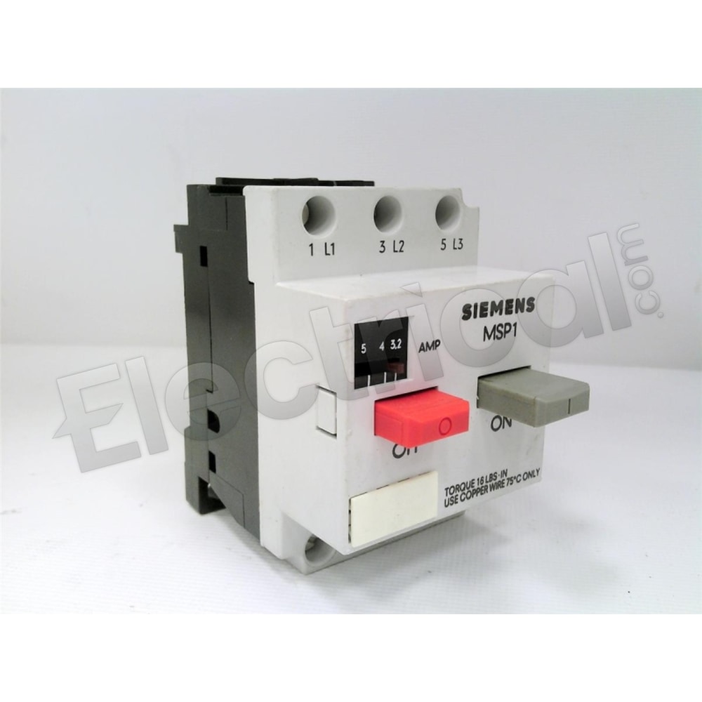 Siemens MSP10K Motor Starter Motor Control