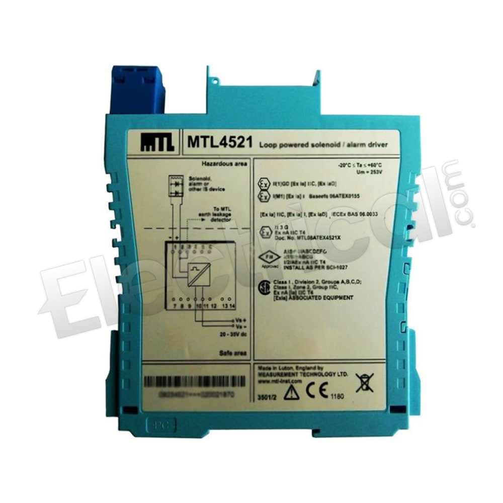 Eaton MTL4521 Signal Conditioner/Transmitter Automation