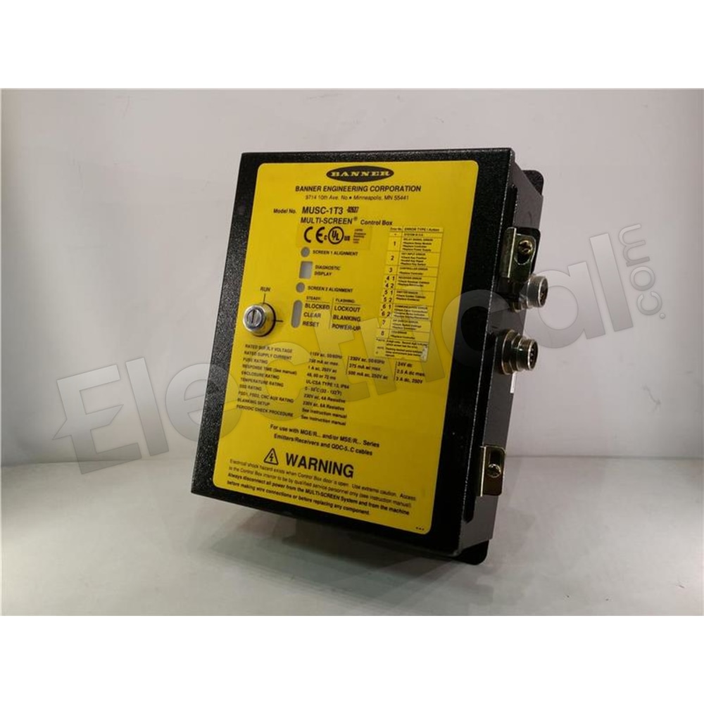 Banner Engineering MUSC-1T3-02637 Light Curtain Safety Systems