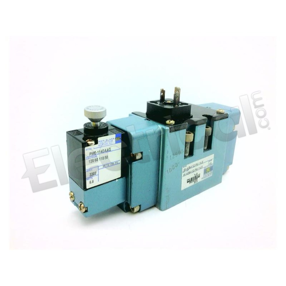 Mac Valves Inc MV-A2B-A122-PM-114JE Solenoid Valve Valve