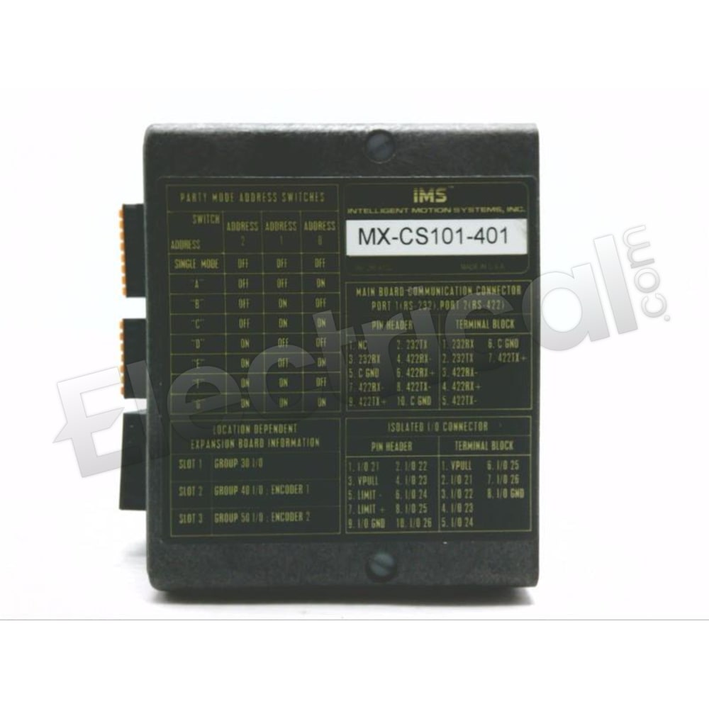 Schneider Electric MX-CS101-401 Servo Drive/Servo Control Servo Product