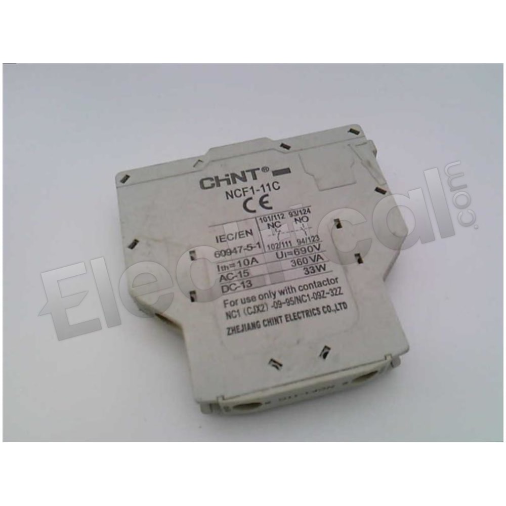CHNT NCF1-11C Contactor And Motor Starter Auxiliary Motor Control