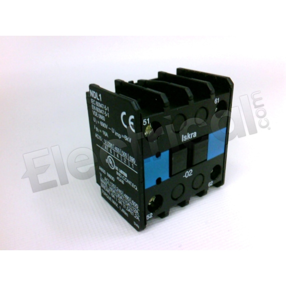 Iskra NDL1-02 Contactor And Motor Starter Auxiliary Motor Control