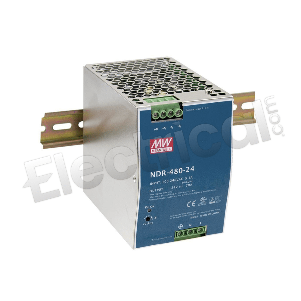 Mean Well NDR-480-24 Power Supply Automation