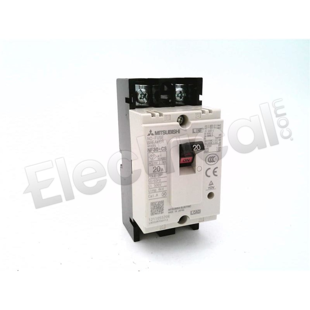 Mitsubishi NF30-CS-2P-20A Molded Case Circuit Breaker