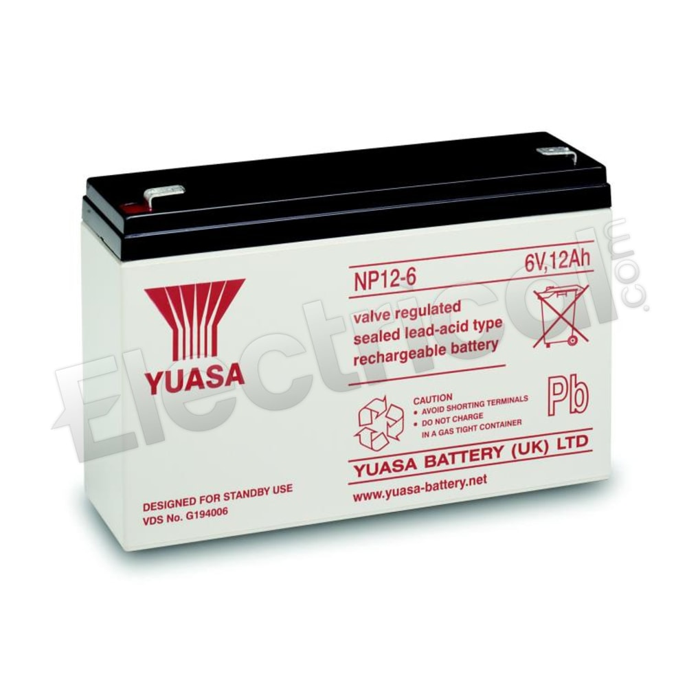NP12-6 Yuasa Battery Power Supply