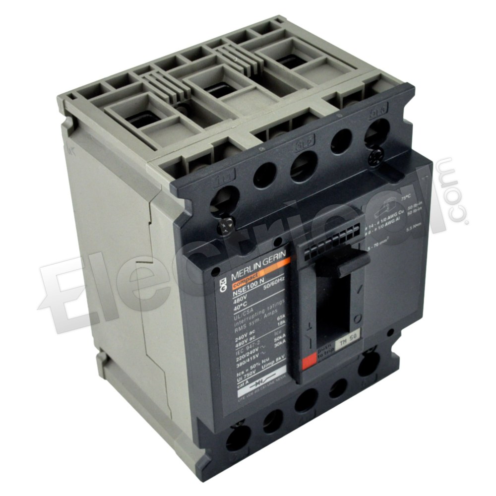 Merlin Gerin Schneider Electric NSE100N Molded Case Circuit Breaker