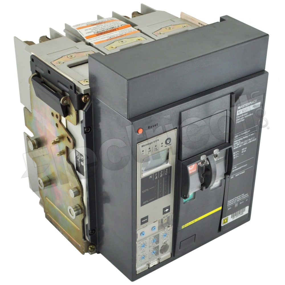 NT12L1-3P-DRAWOUT Schneider Electric Masterpact 1200A 3P Insulated Case ...