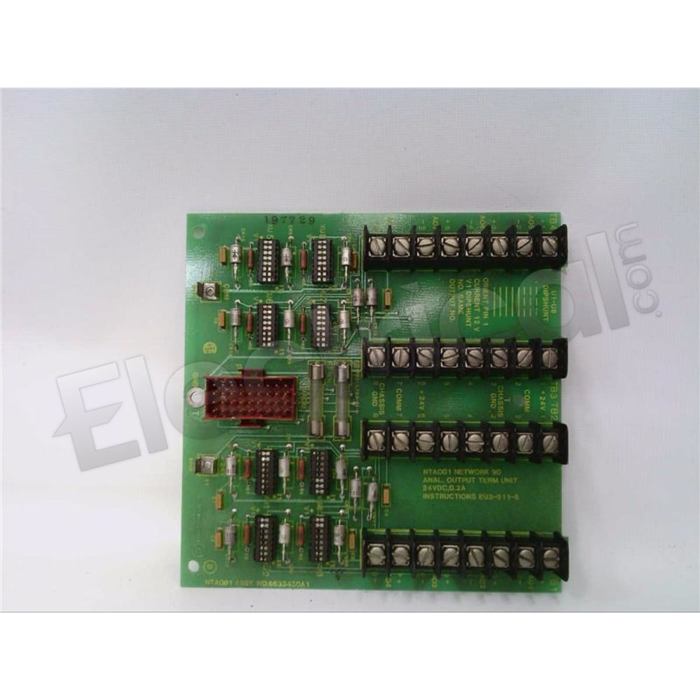 ABB NTAO-01 DCS Module/Board/Rack Data Control System