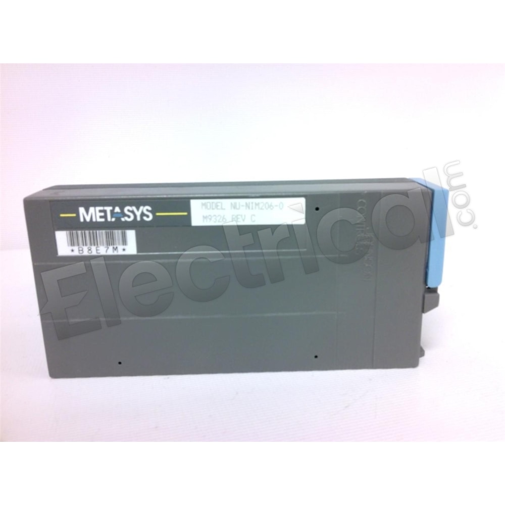 Johnson Controls NU-NIM-206-0 PLC Module Automation