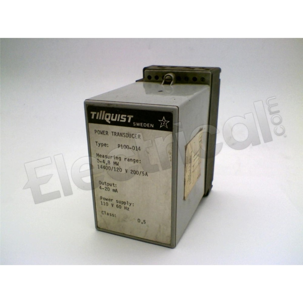 P100-014 Tillquist Signal Conditioner/Transmitter Automation