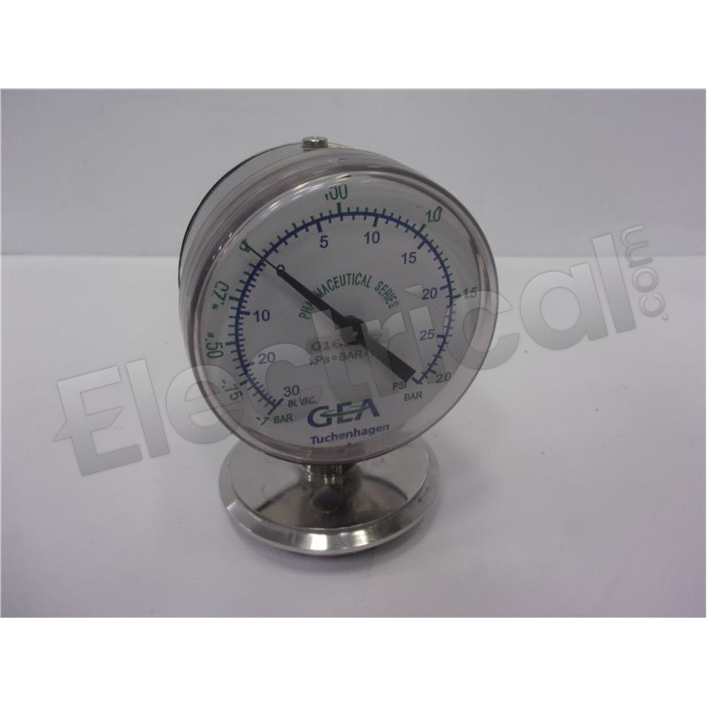 Gea Tuchenhagen P15522 Pneumatic Gauge Pneumatic