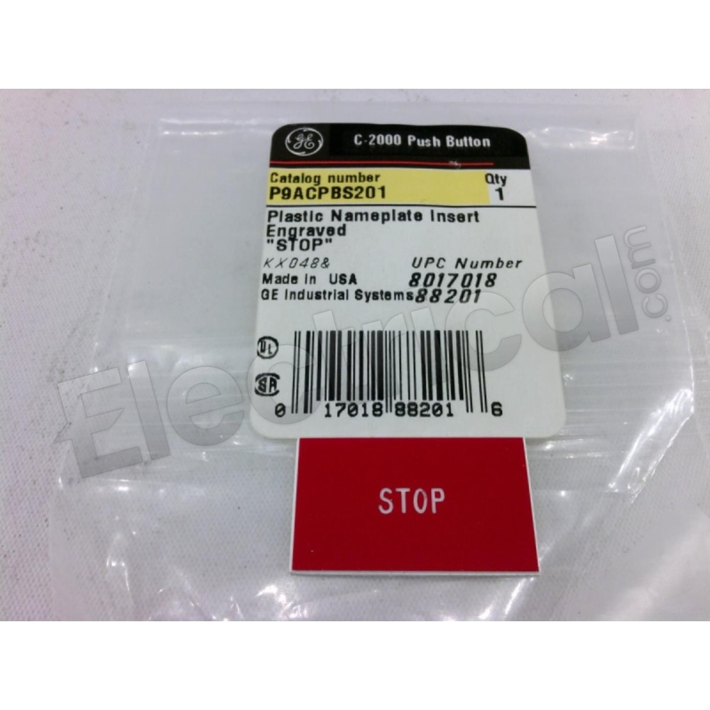 General Electric P9ACPBS201 Switch Part And Accessory Switch