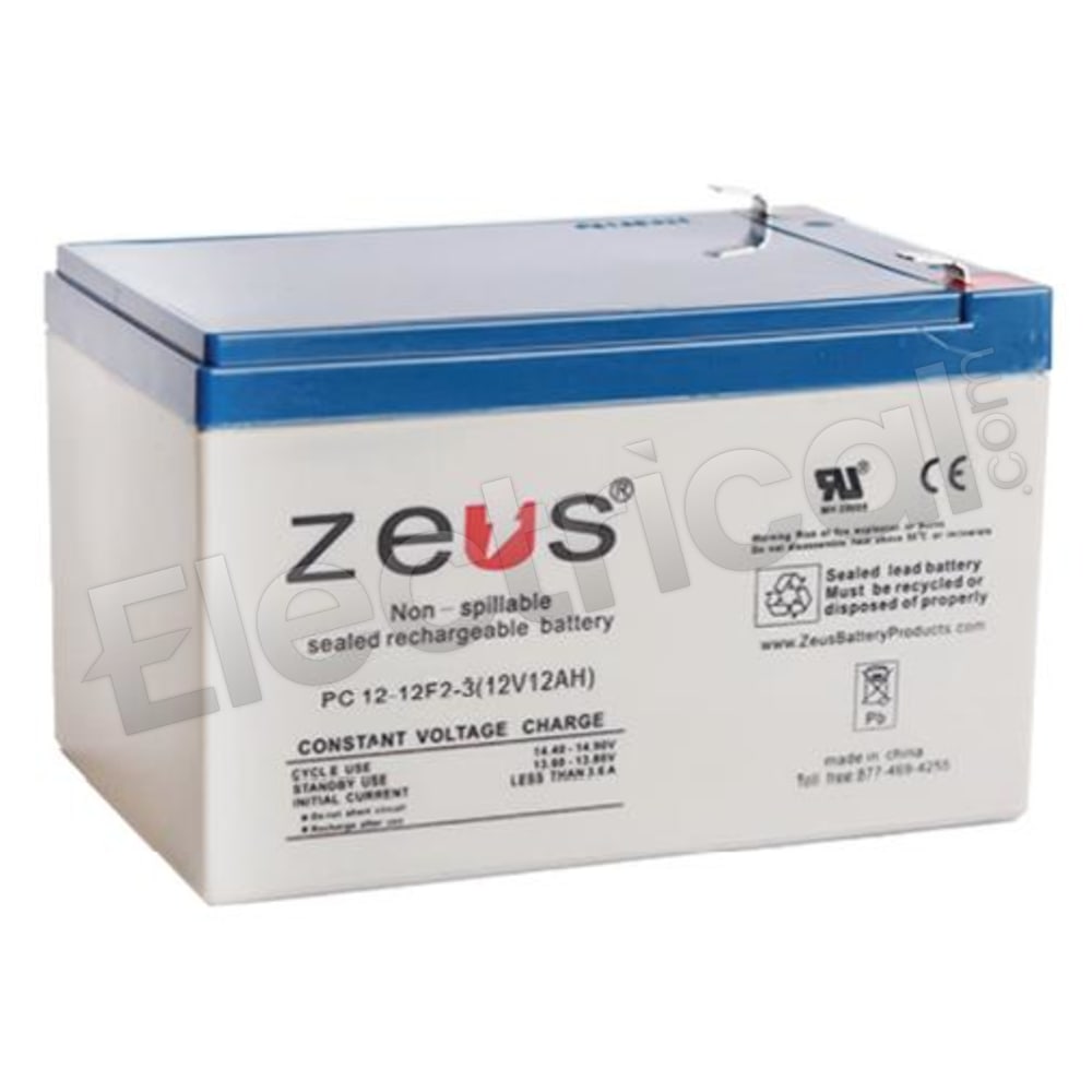 Zeus Battery Products PC12-12F2 Battery Audio Visual