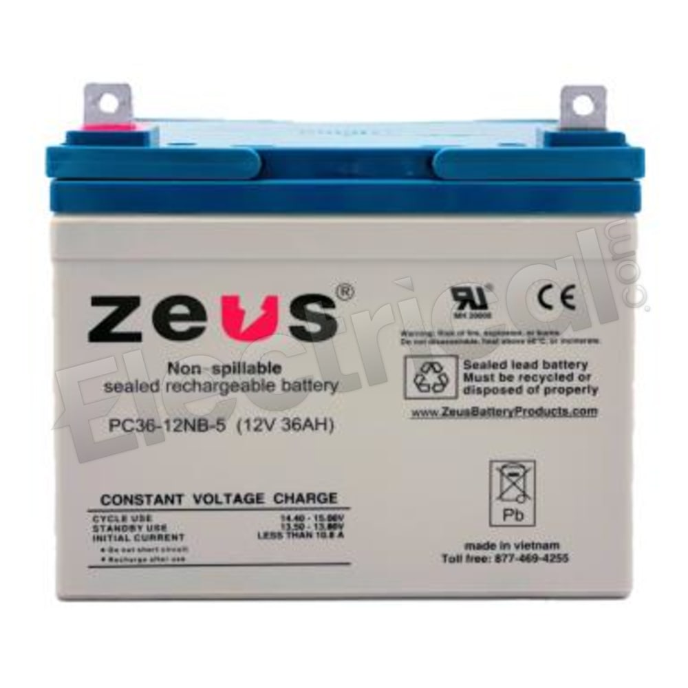 Zeus Battery Products PC36-12NB Battery Power Supply