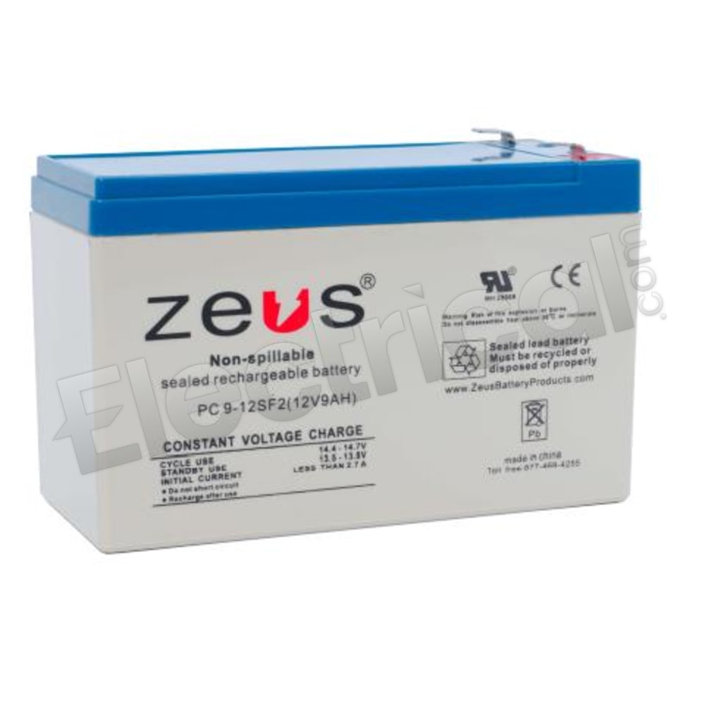 Zeus Battery Products PC9-12SF2 Battery Audio Visual