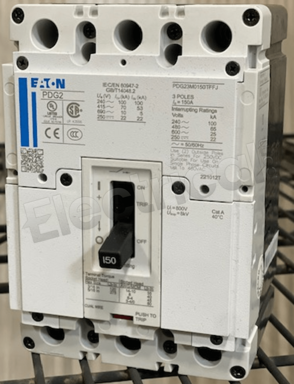 PDG23M0015TFFL Eaton A P Power Defense Molded Case Circuit Breaker