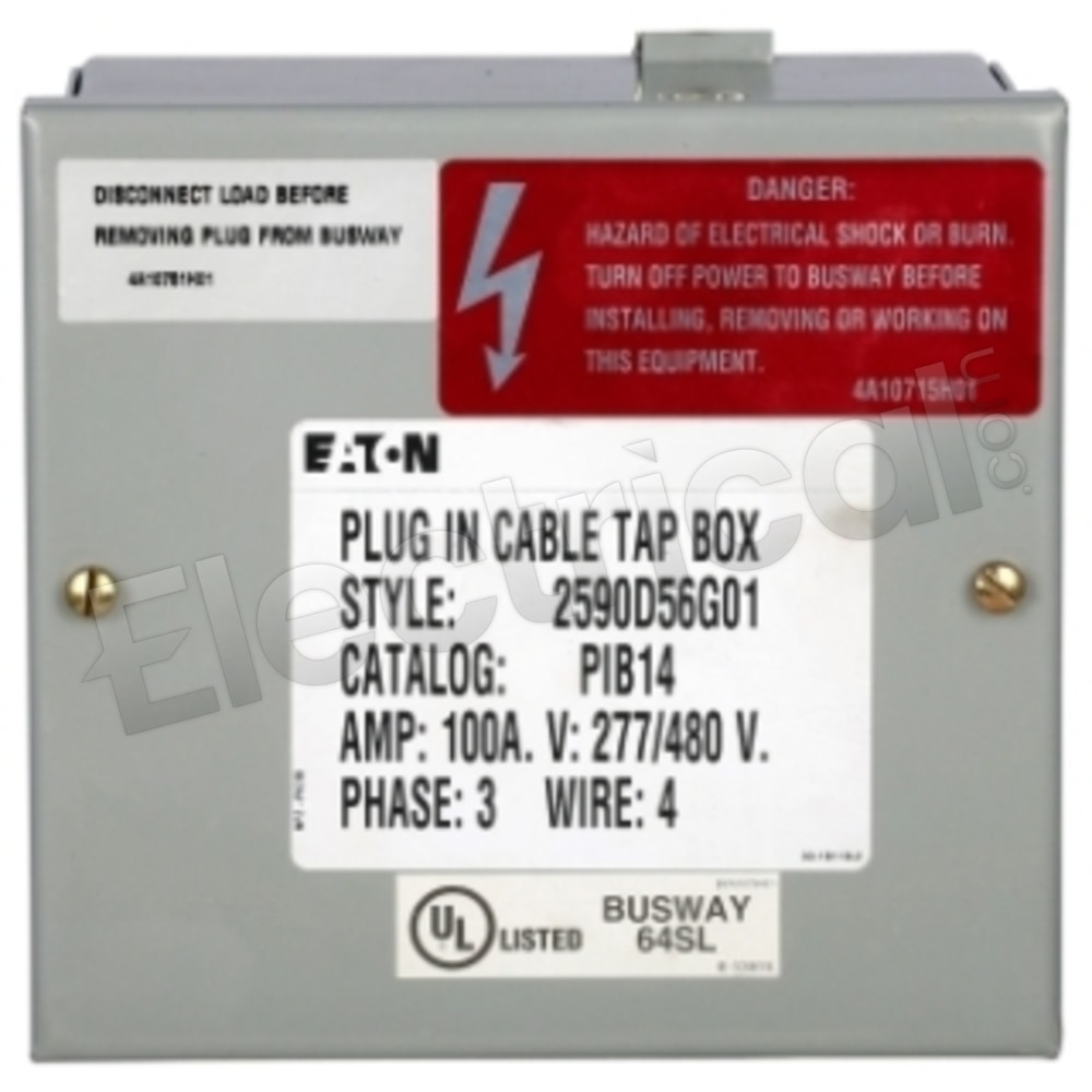 Cutler Hammer PIB14 Tap Box Bus Plug