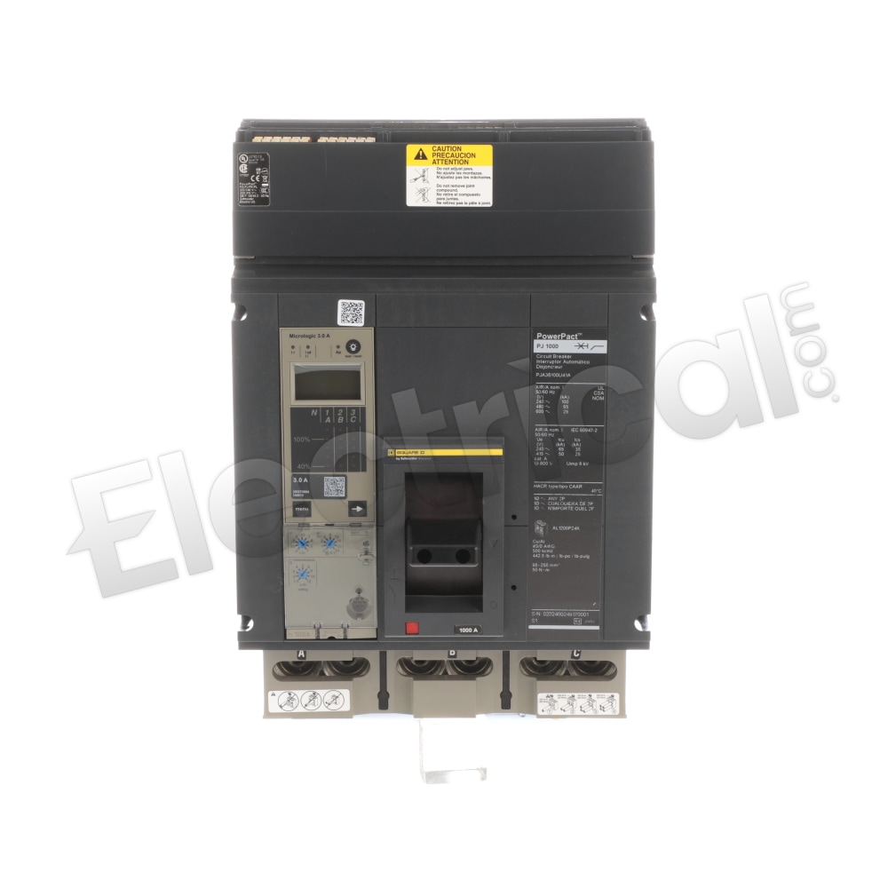Square D Schneider Electric PJA36100U41A Molded Case Circuit Breaker