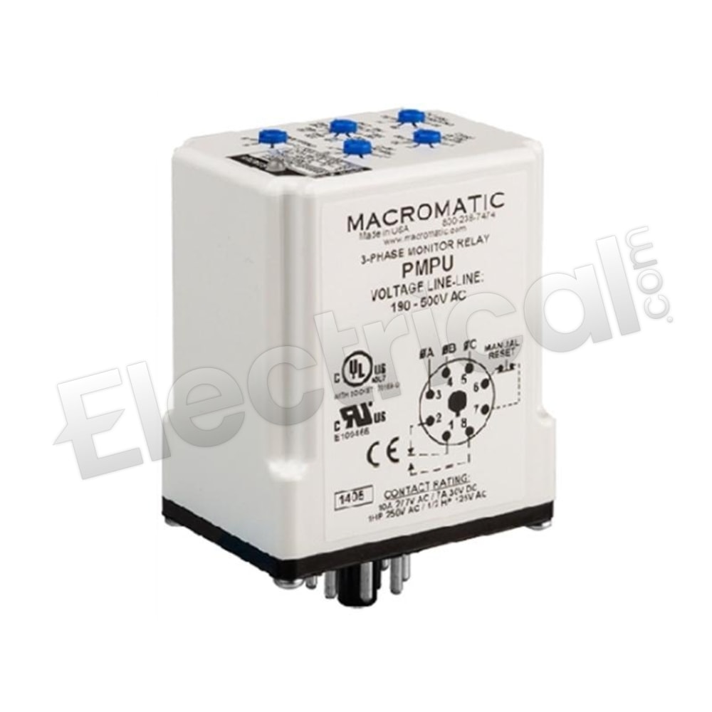 Macromatic PMPU Voltage/Phase Monitor Relay