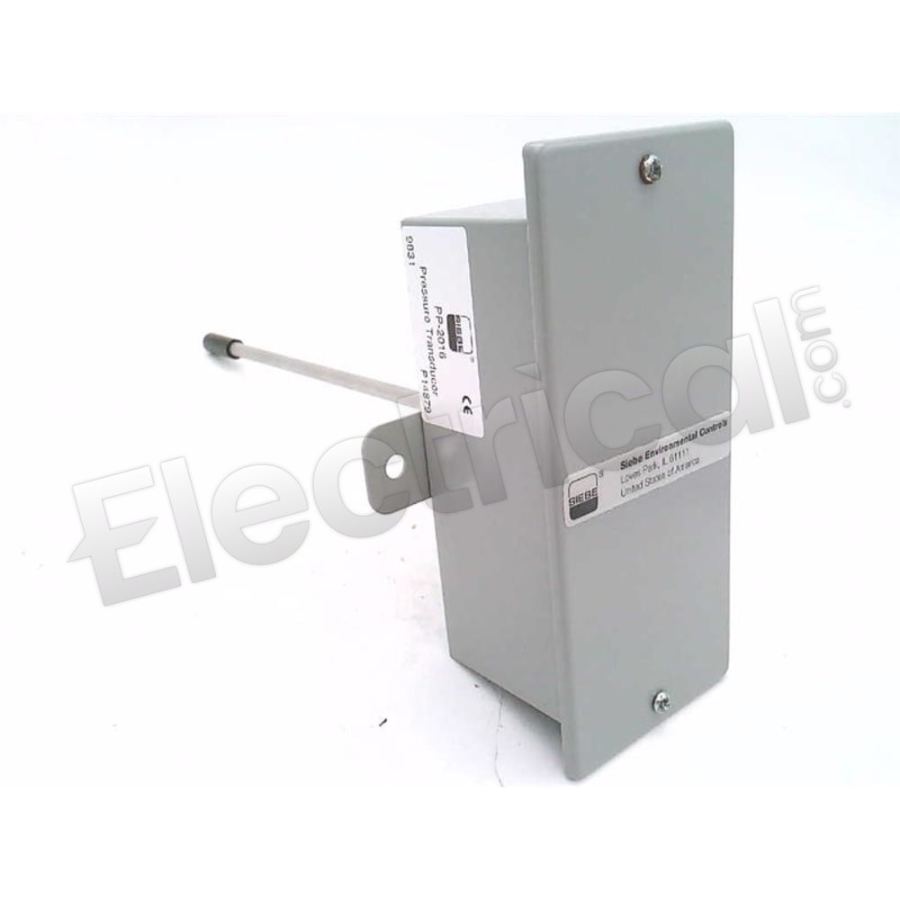 Invensys PP-2016 Pressure Control Automation