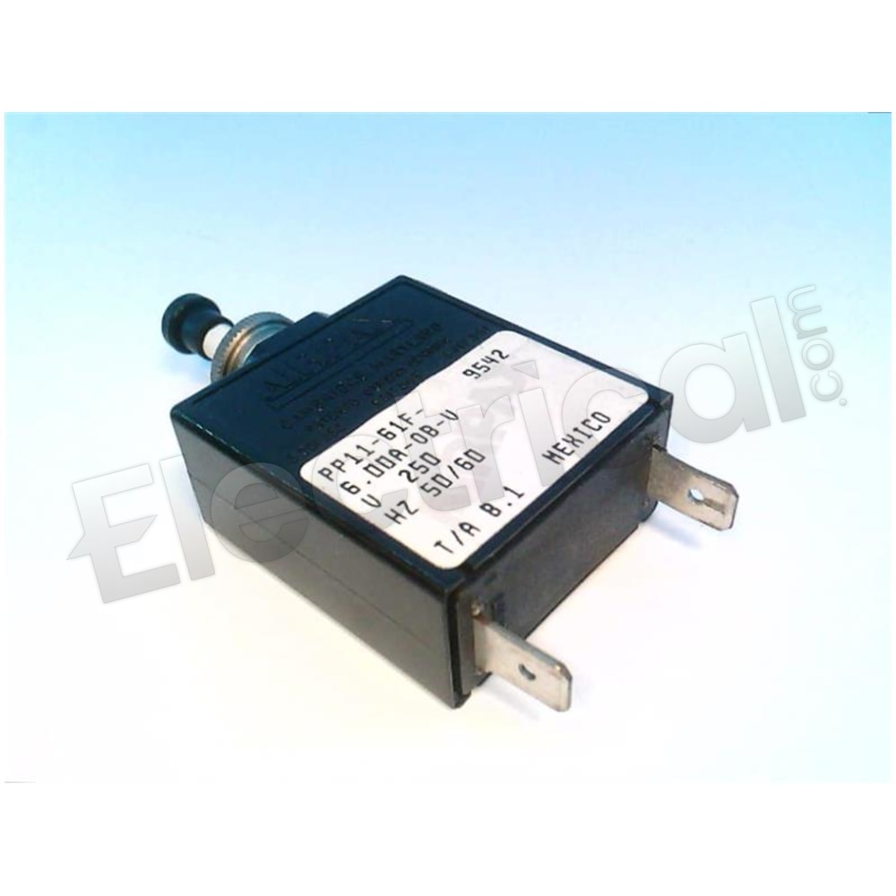Sensata Technologies PP11-61F-6.00A-OB-V Molded Case Circuit Breaker