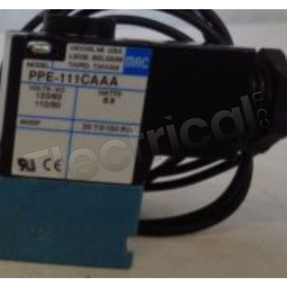 Mac Valves Inc PPE-112DAAG Solenoid Valve Valve
