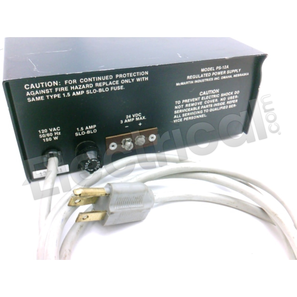 Mcmartin PS-12A Power Supply Power Supply