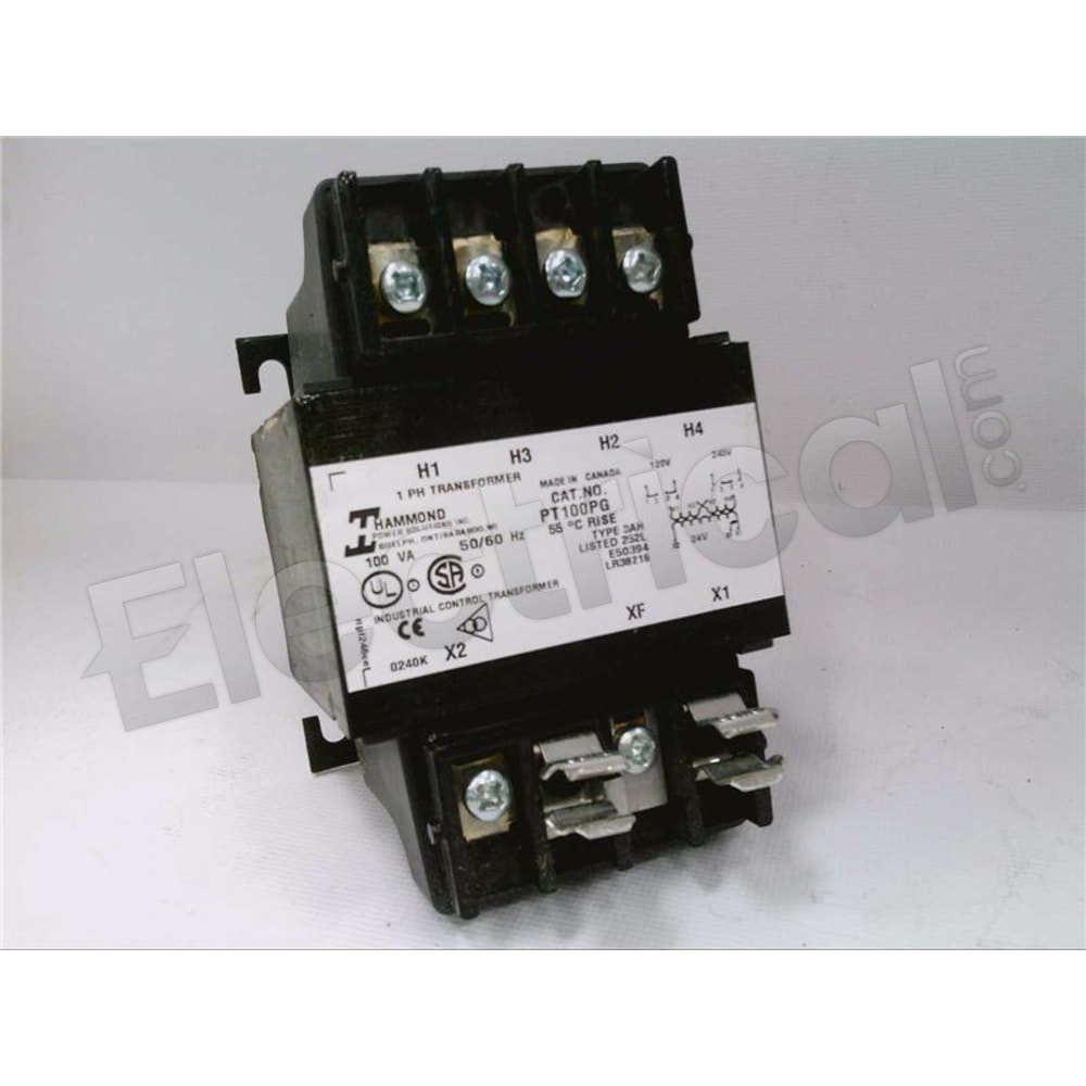 Hammond Mfg PT100PG Control Power Transformer