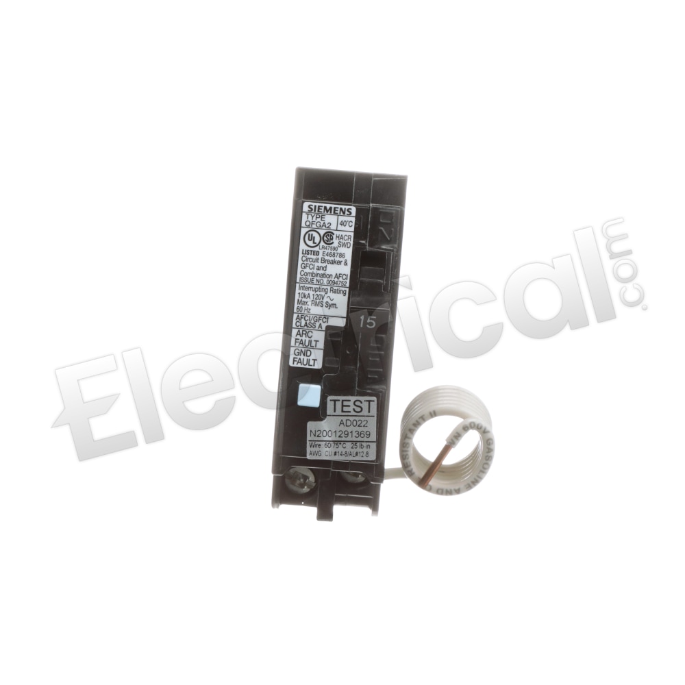 Q115DF Siemens 15A 1P Q Series Molded Case Circuit Breaker
