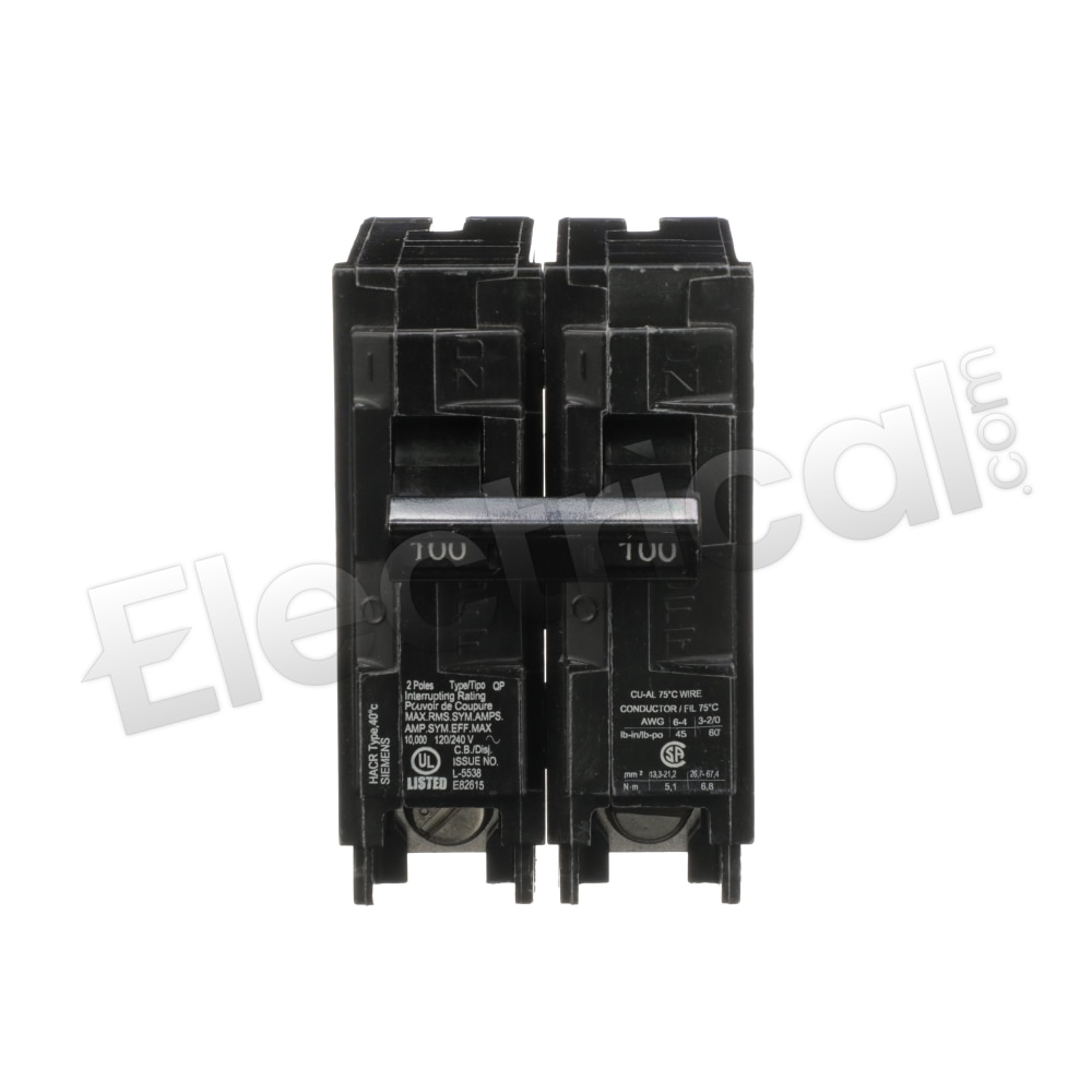 Siemens Q2100 Molded Case Circuit Breaker