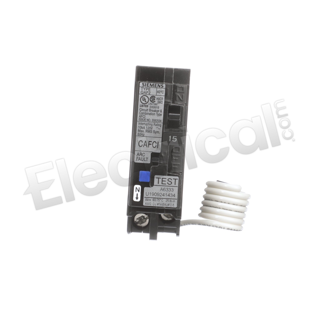 QA115AFCWG Siemens 15A 1P Q Series Molded Case Circuit Breaker