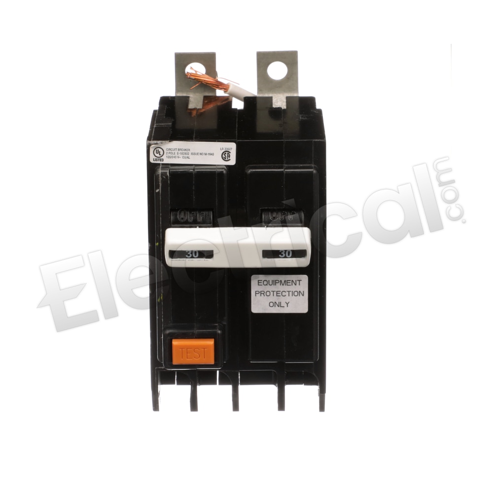 QBGFEP2030W1 Eaton 30A 2P Quicklag Molded Case Circuit Breaker