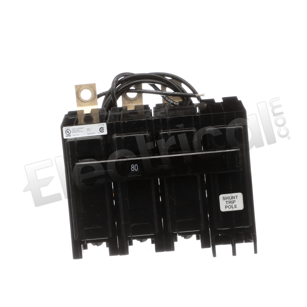 QBHW3080HS Cutler Hammer 80A 3P Molded Case Circuit Breaker