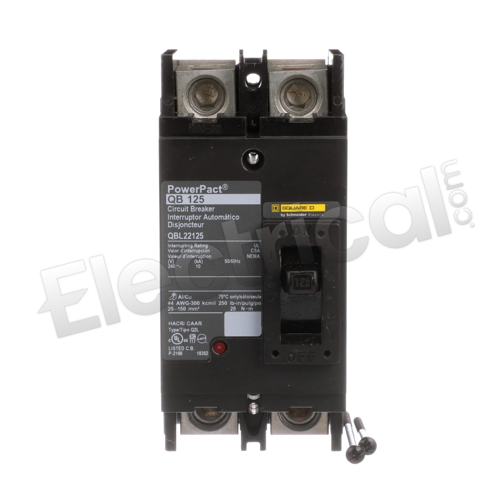Schneider Electric Square D QBL22125 Molded Case Circuit Breaker