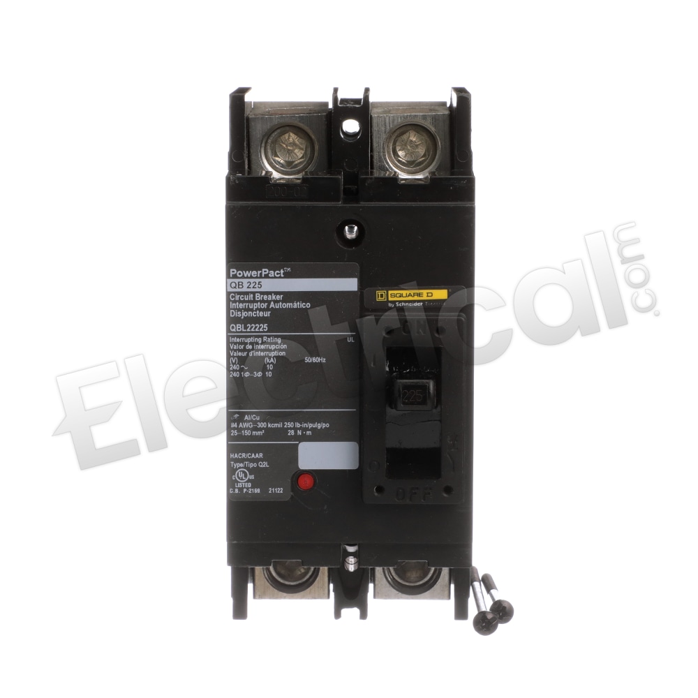 Square D Schneider Electric QBL22225 Molded Case Circuit Breaker