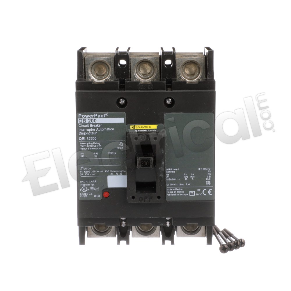 Square D Schneider Electric QBL32200 Molded Case Circuit Breaker