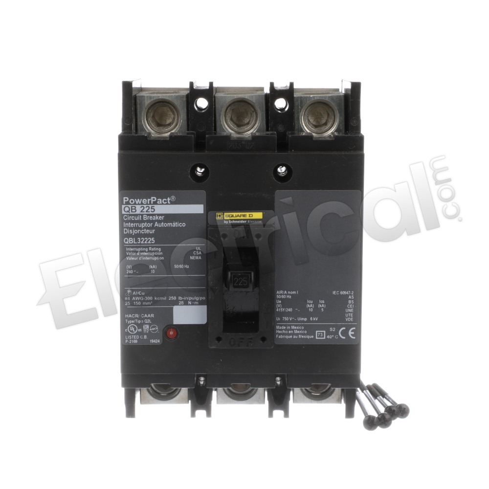 Square D Schneider Electric QBL32225 Molded Case Circuit Breaker