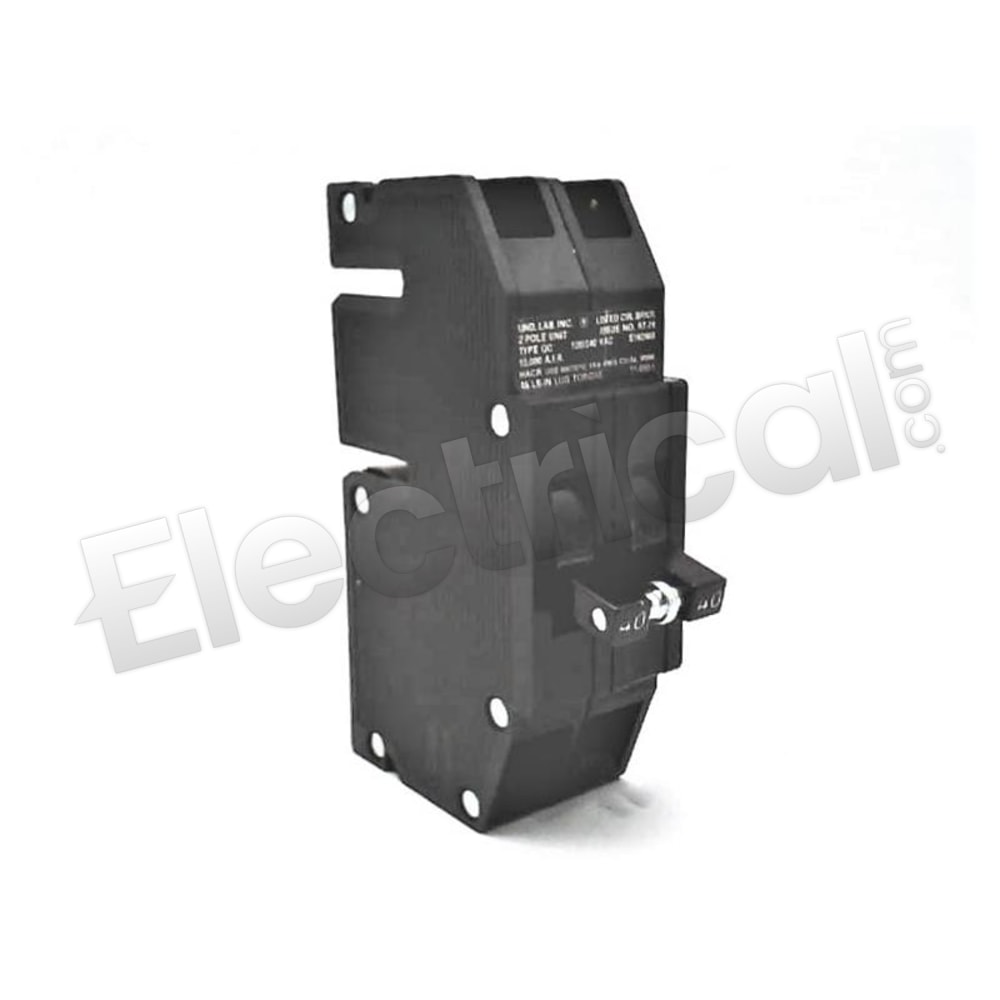 Sylvania Thomas & Betts QC-40 (QC40) Molded Case Circuit Breaker