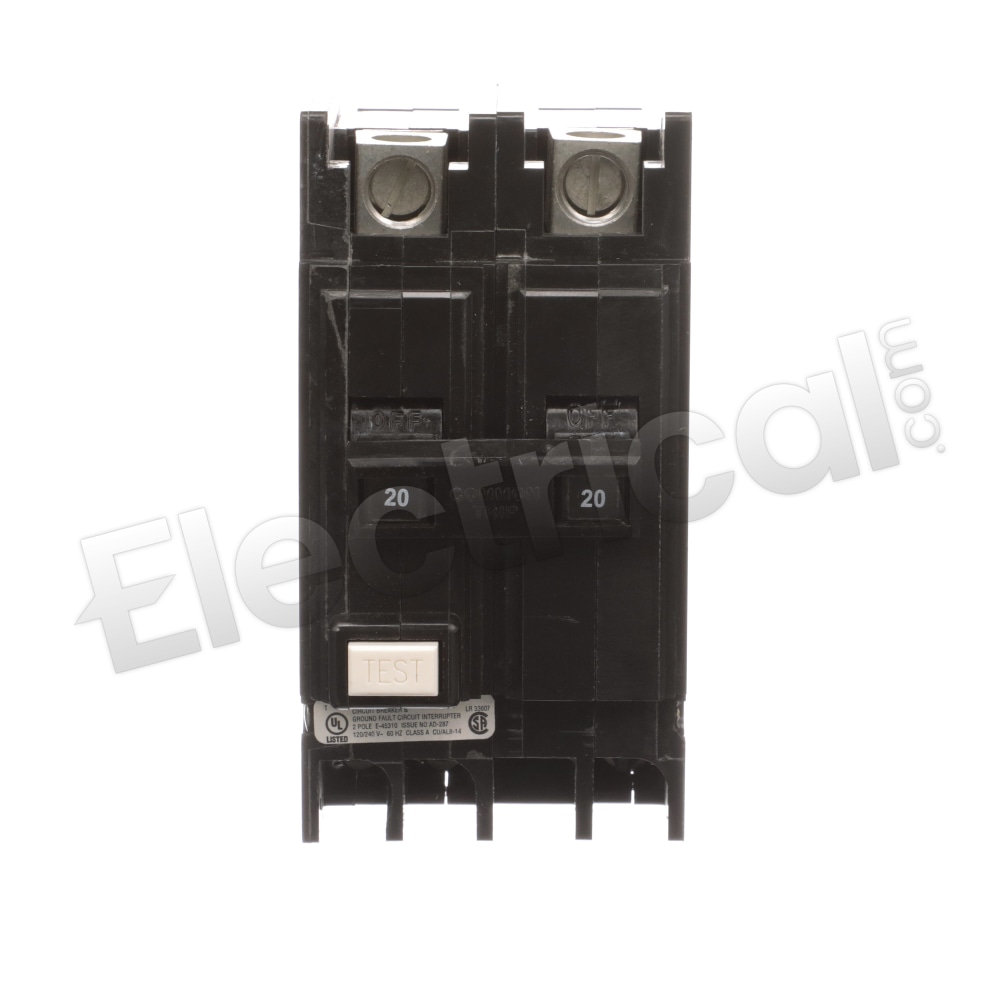 QCGF2020 Eaton 20A 2P Quicklag Molded Case Circuit Breaker